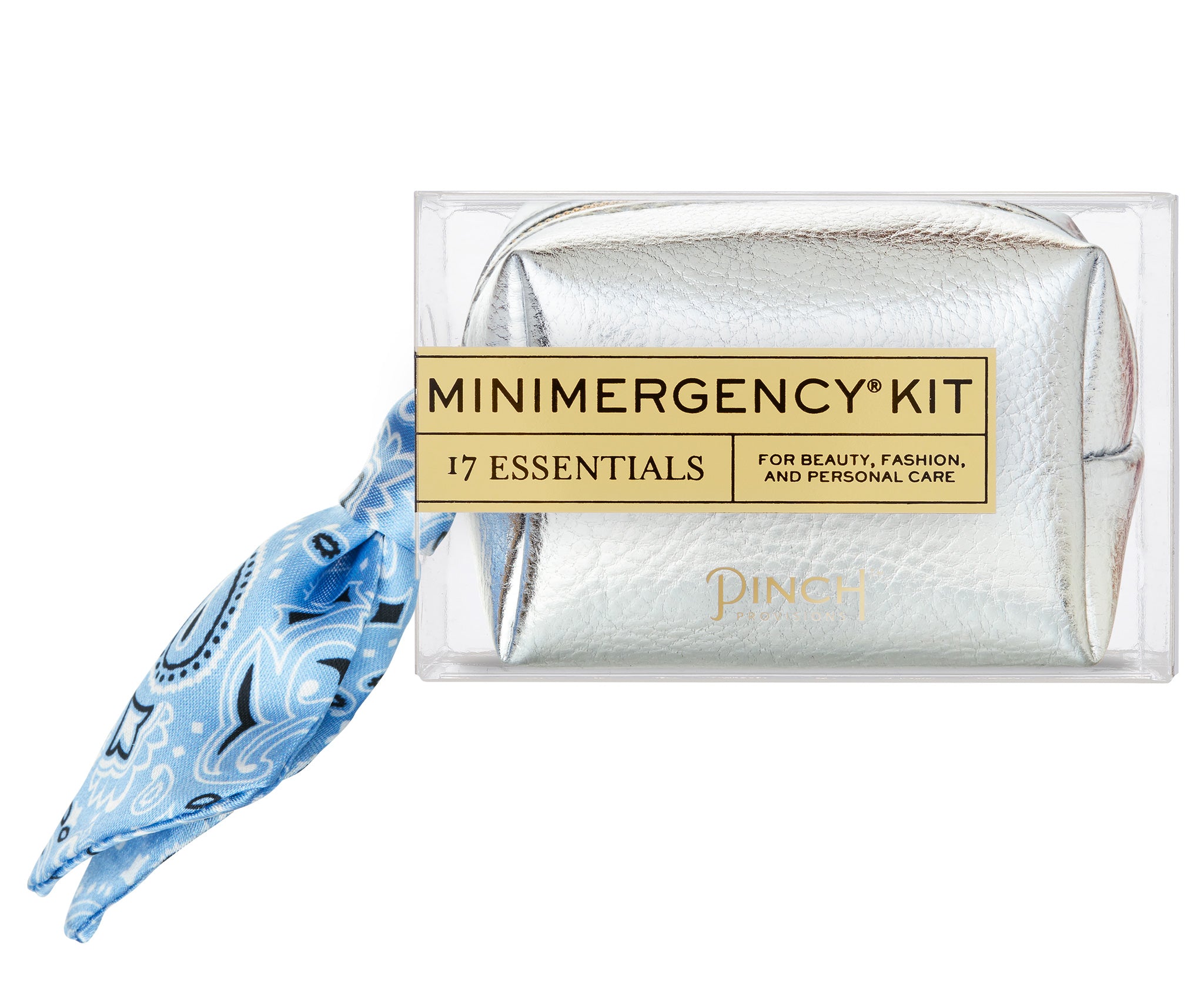 Silver/Bandana Scarf Minimergency Kit – Pinch Provisions
