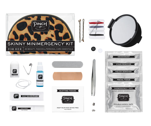 Leopard Skinny Minimergency Kit – Pinch Provisions